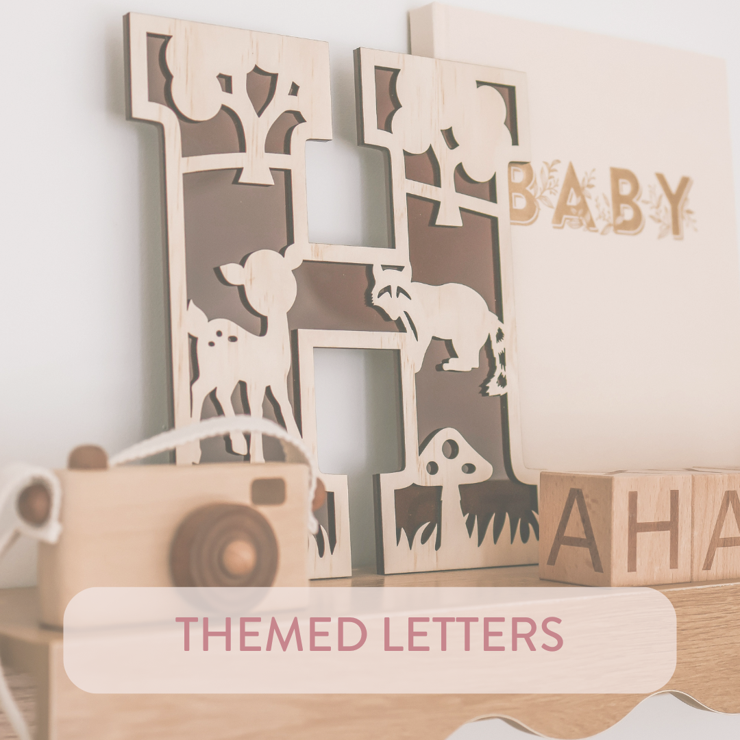 Themed Wall Letters – Love, Abby
