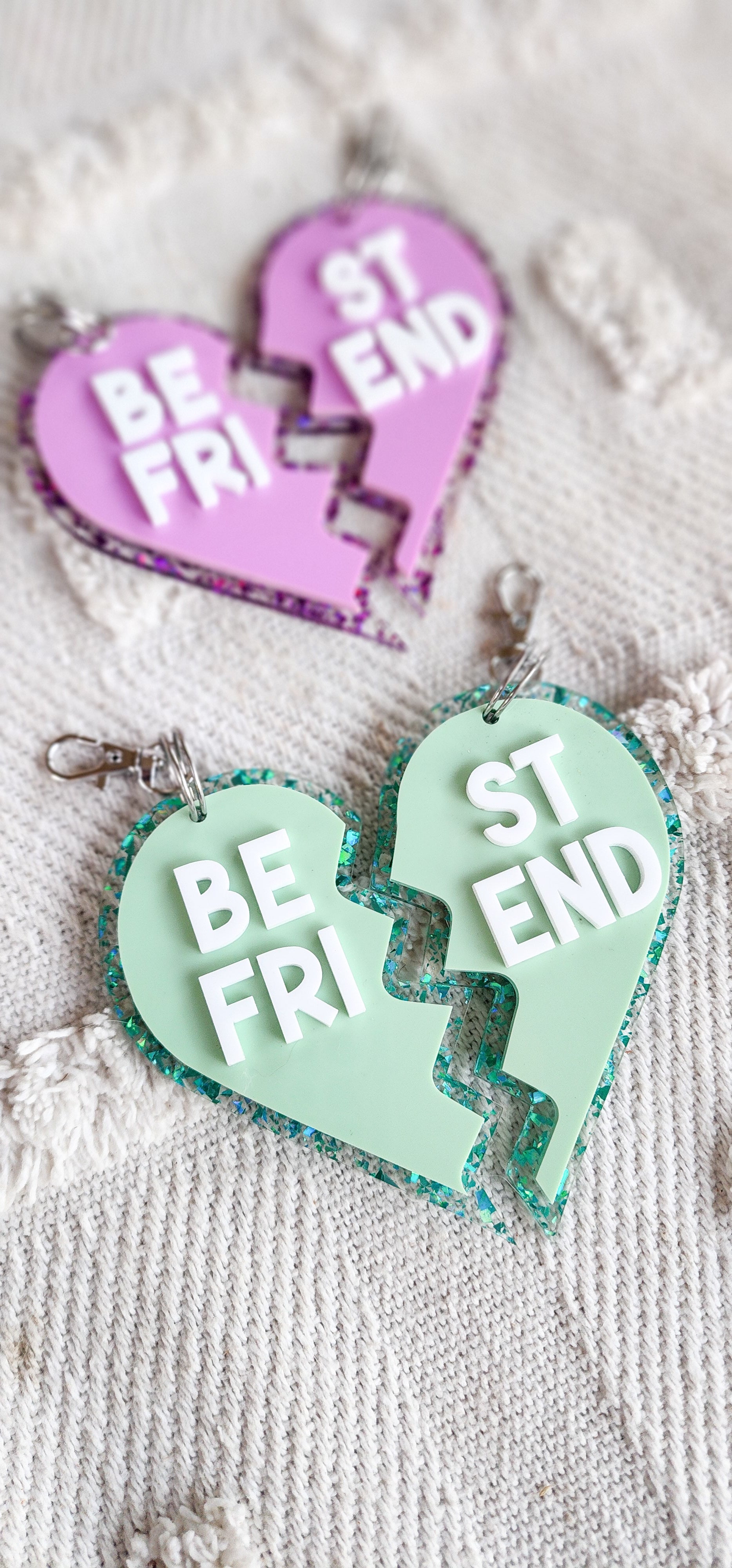Best Friends Double Keyring – Love, Abby