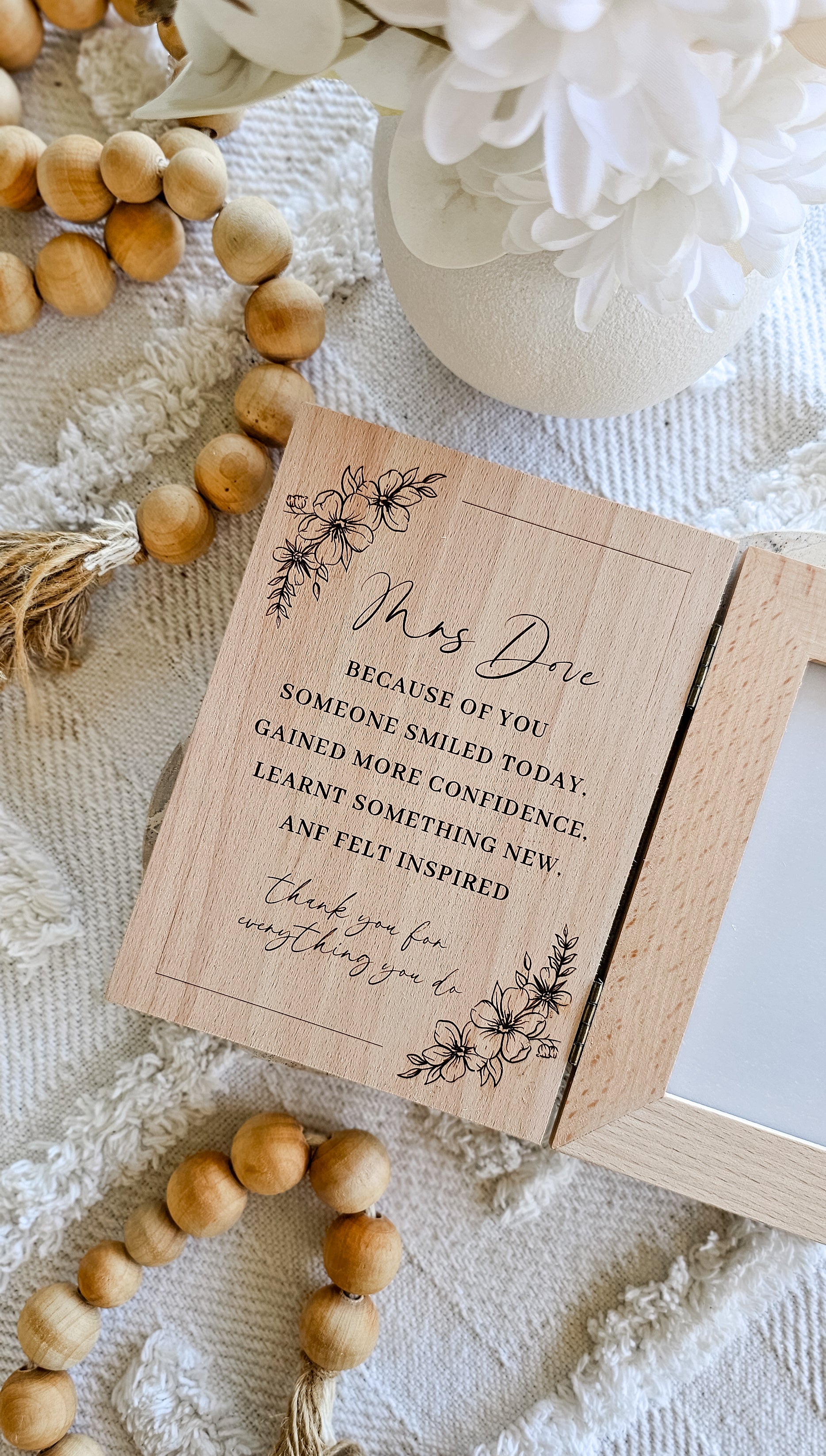 Solid Timber Book Frames - Teacher Designs – Love, Abby