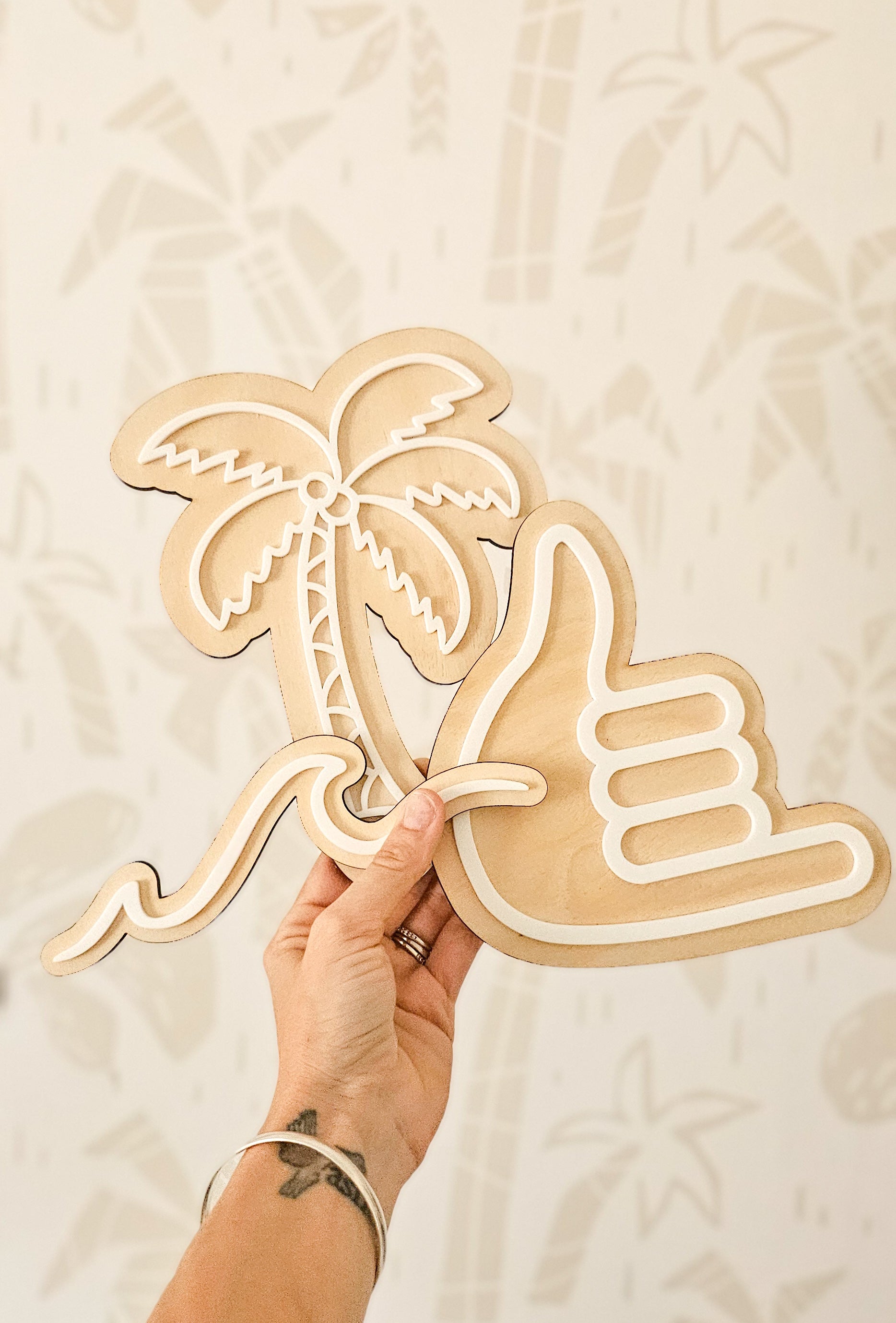 Wave, Palm & Shaka Wall Bundle – Love, Abby