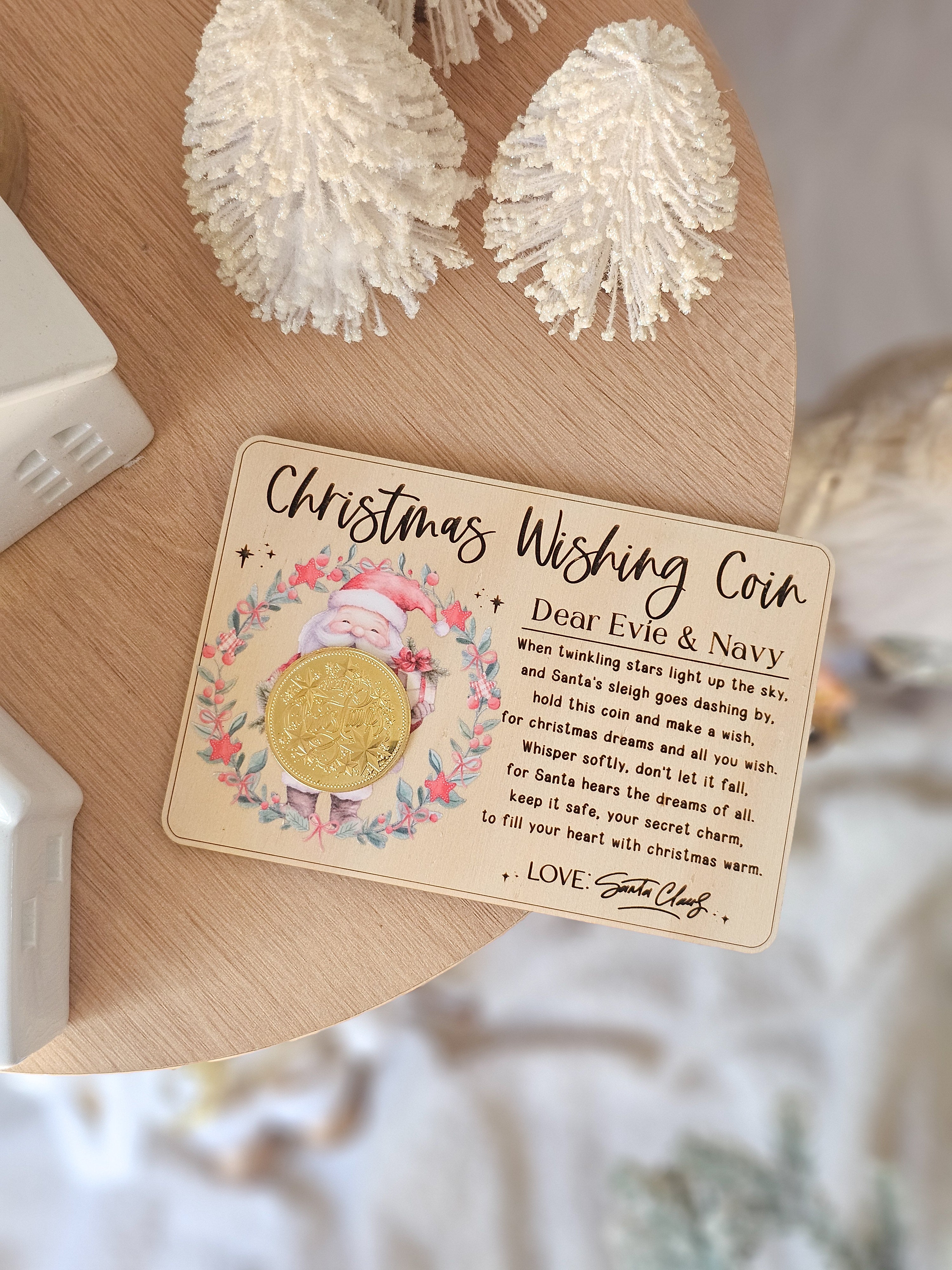 Christmas Wishing Coin – Love, Abby