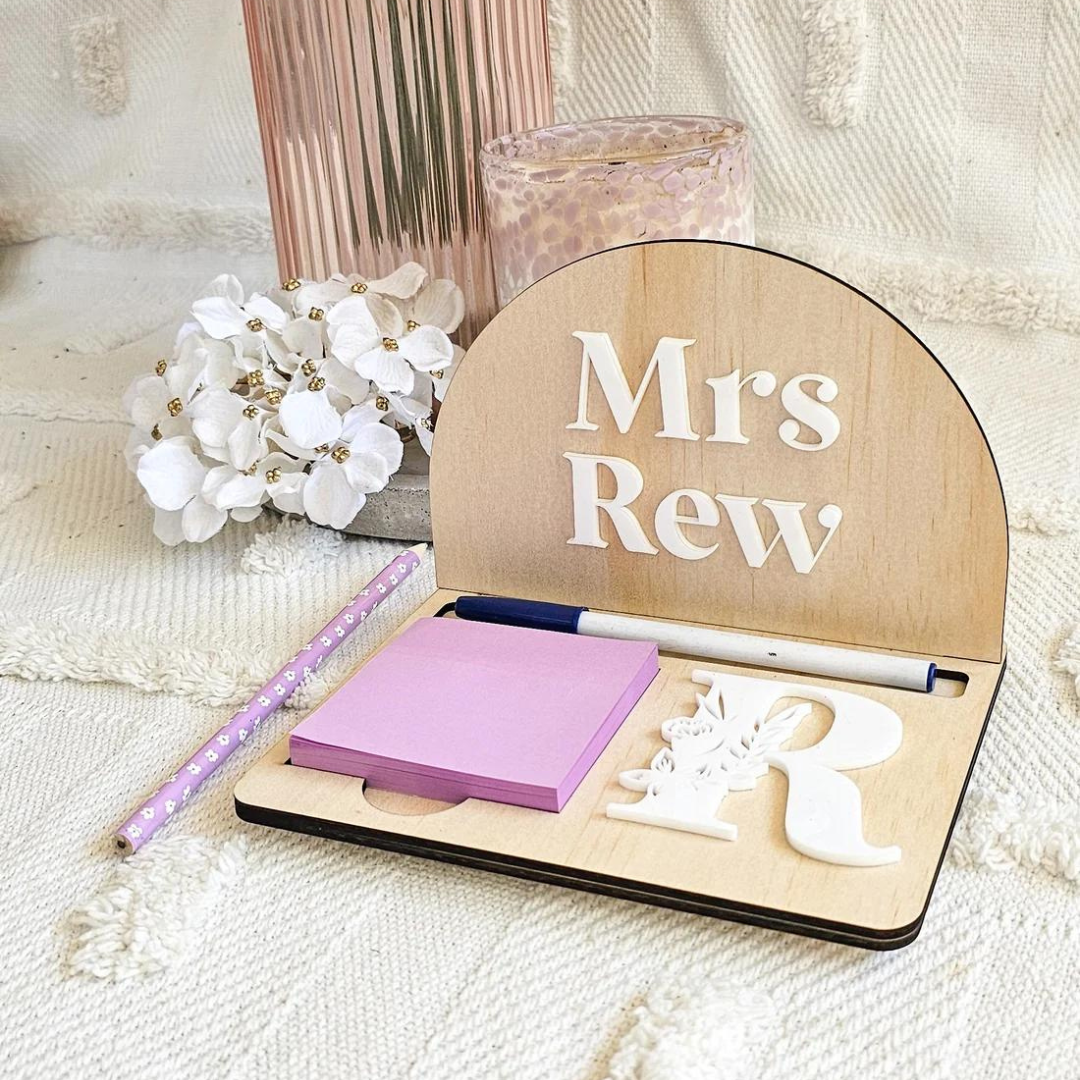 Teacher Sticky Note & Pencil Holder – Love, Abby