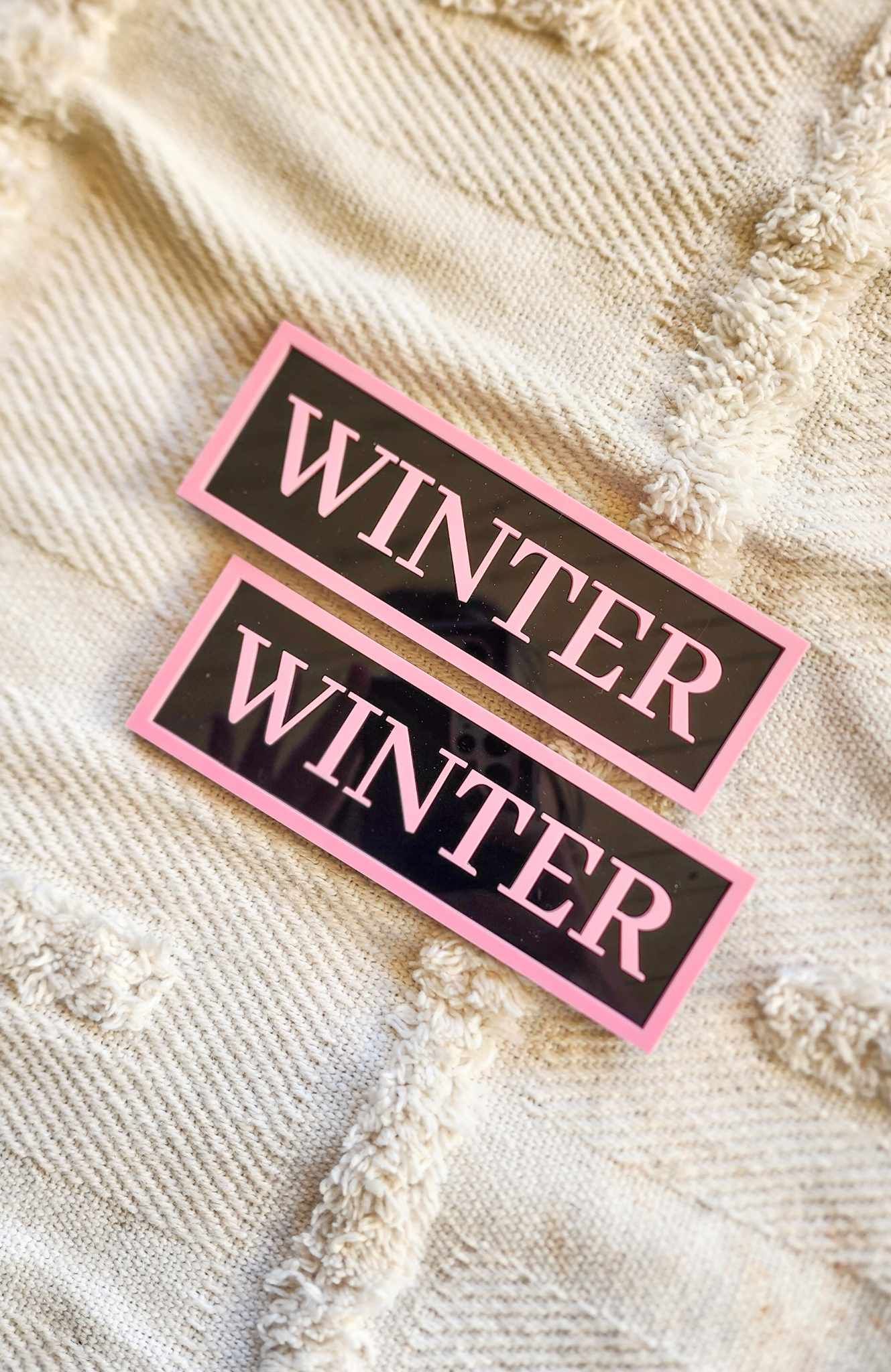 Mini Number Plates – Love, Abby