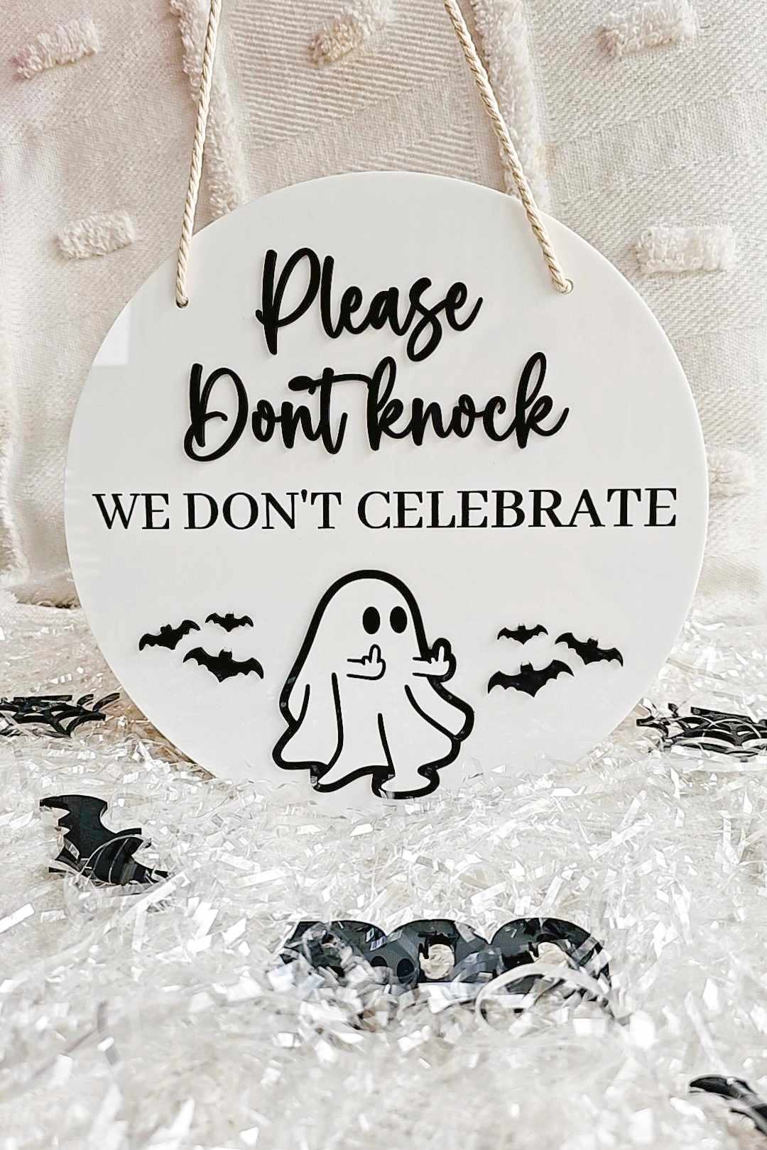 Please don't knock - Halloween Sign – Love, Abby
