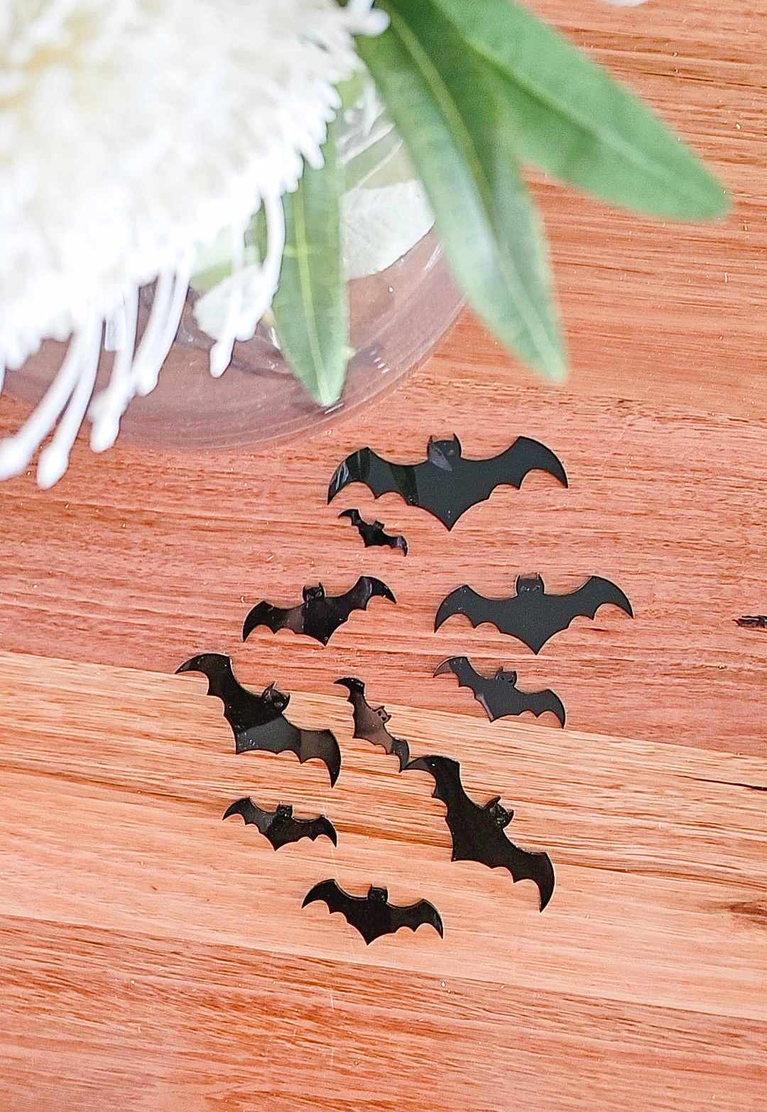 Small Acrylic Bat Decals - Halloween – Love, Abby