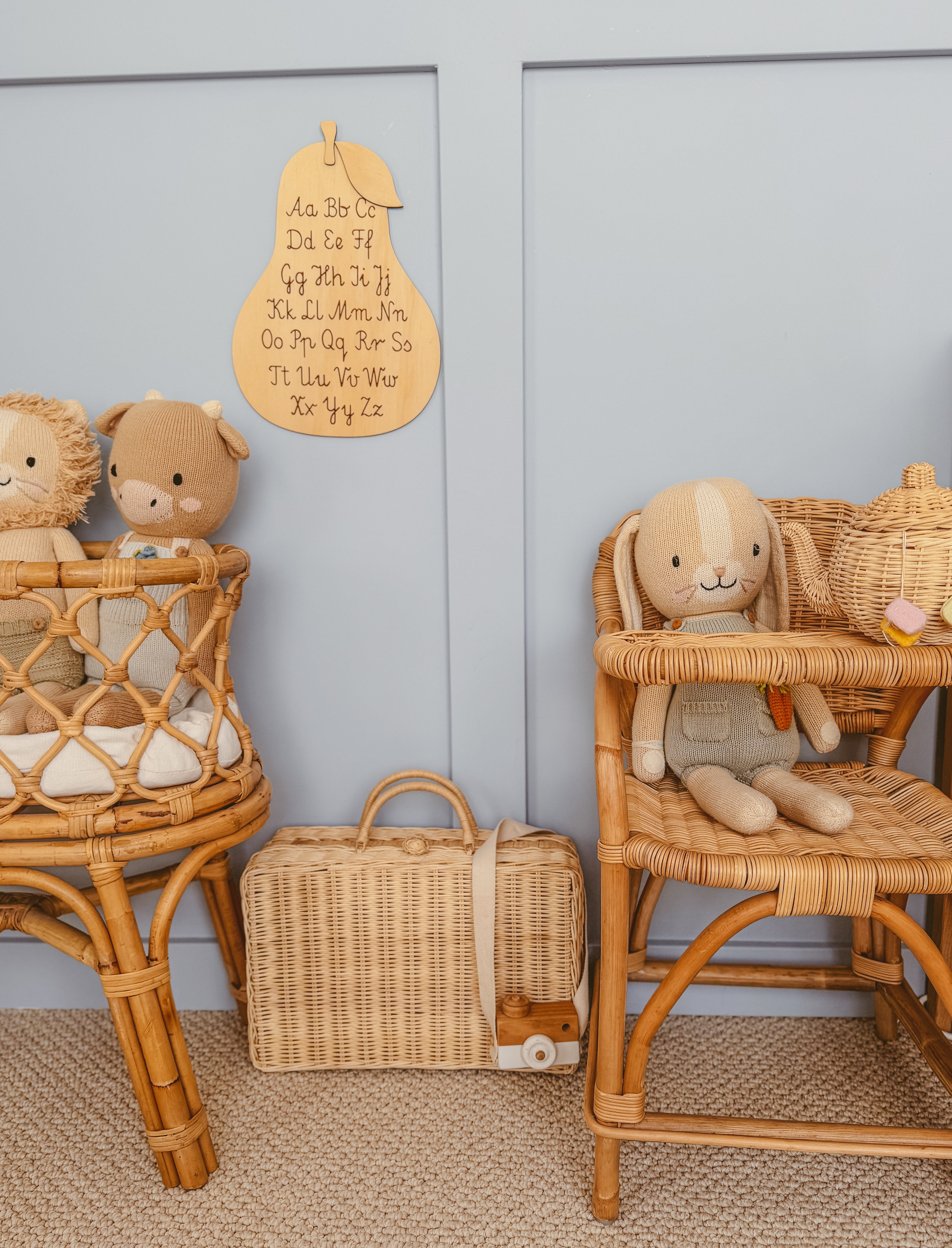 Pear Alphabet Plaque – Love, Abby