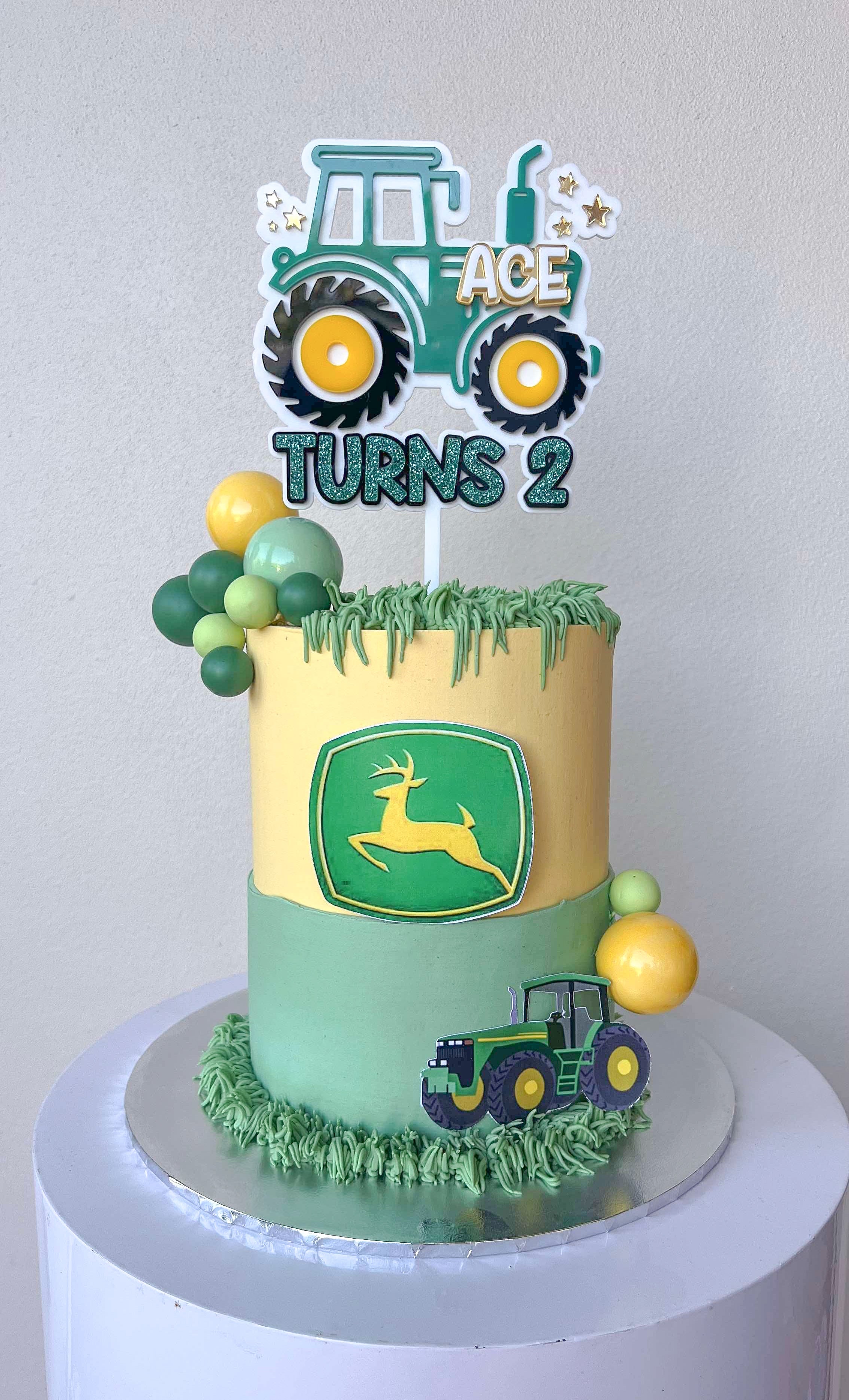 Tractor Cake Topper – Love, Abby