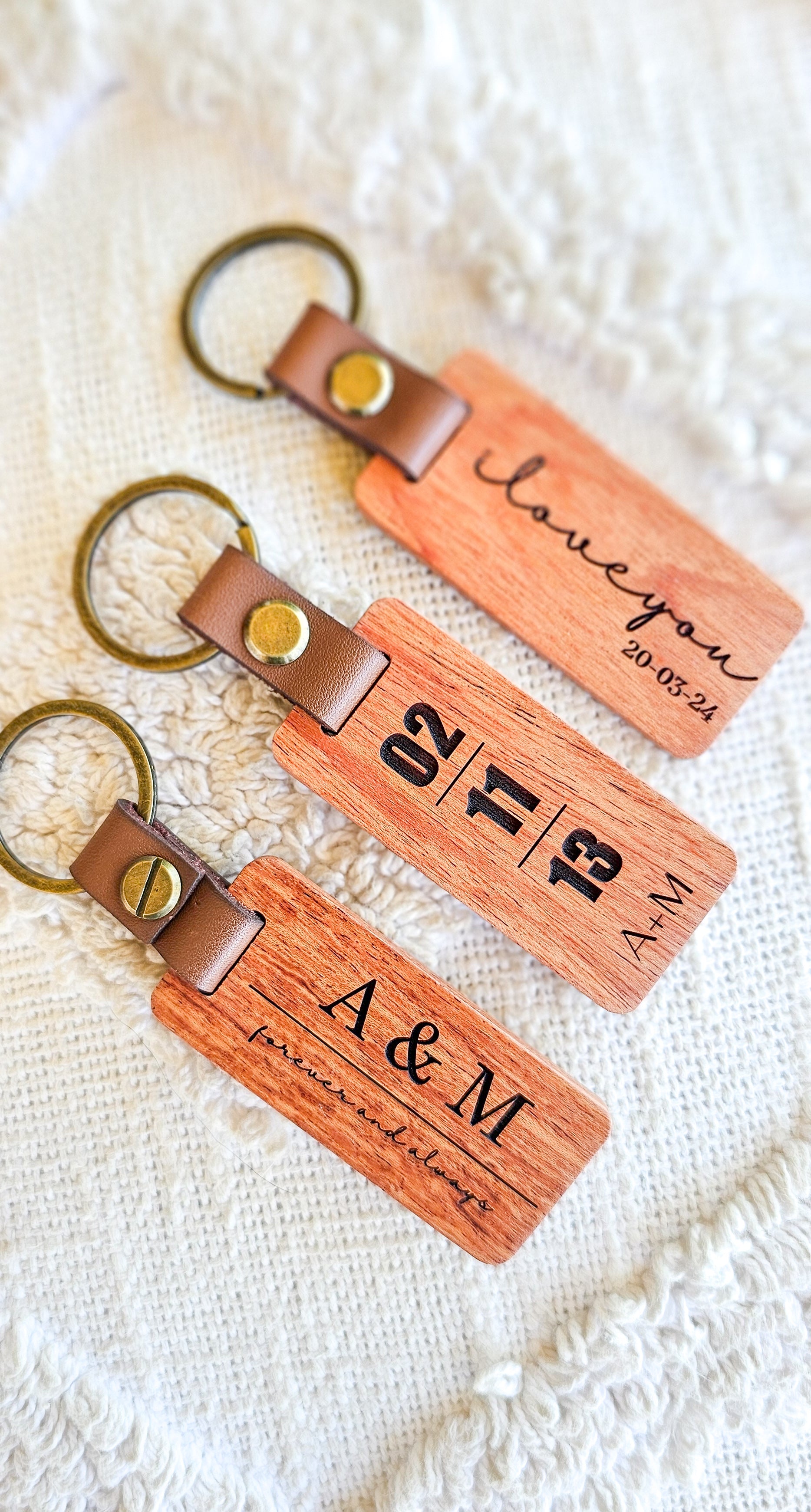 Timber Keyring - Lover – Love, Abby