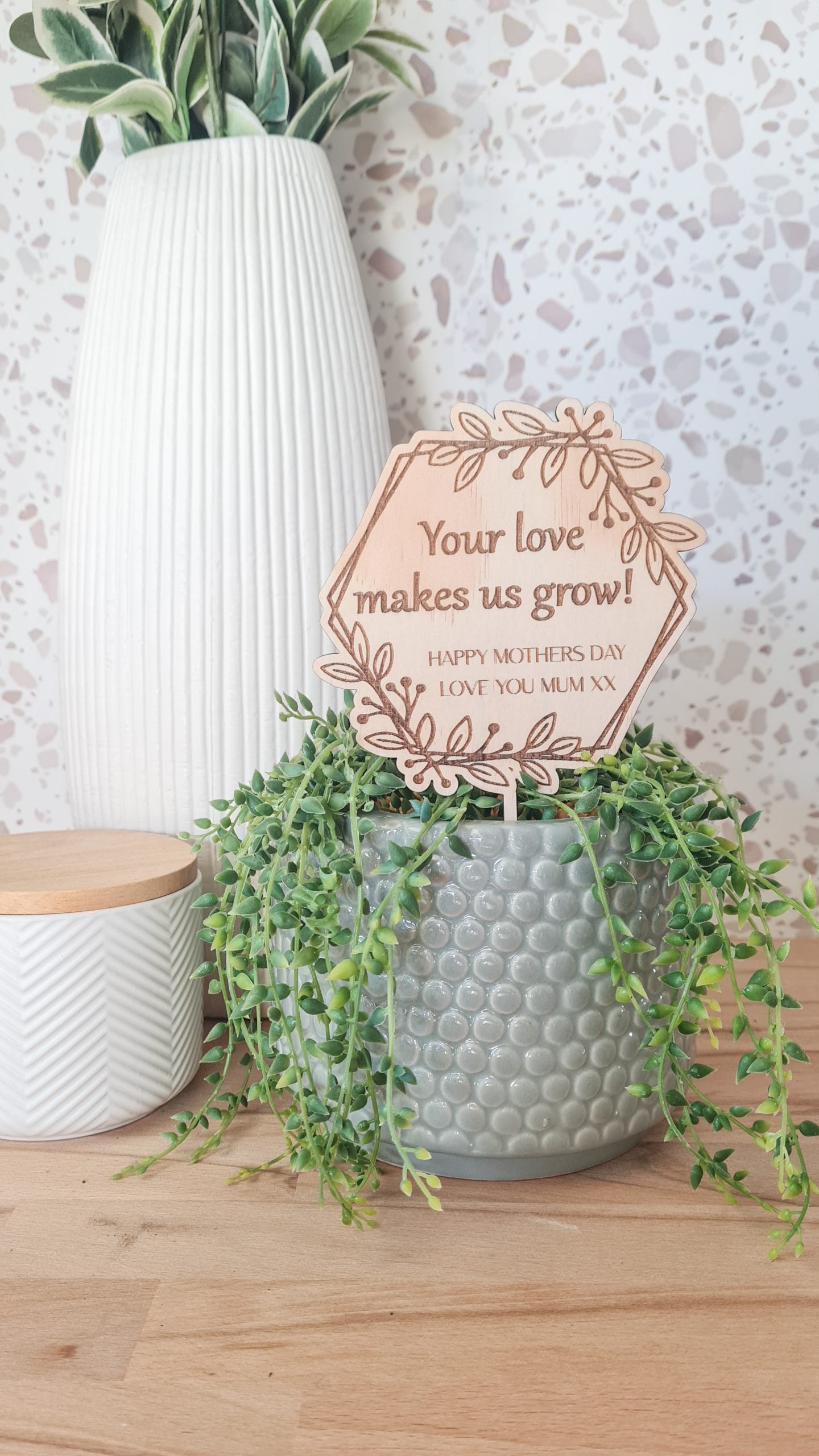 Planter Stick Love Abby