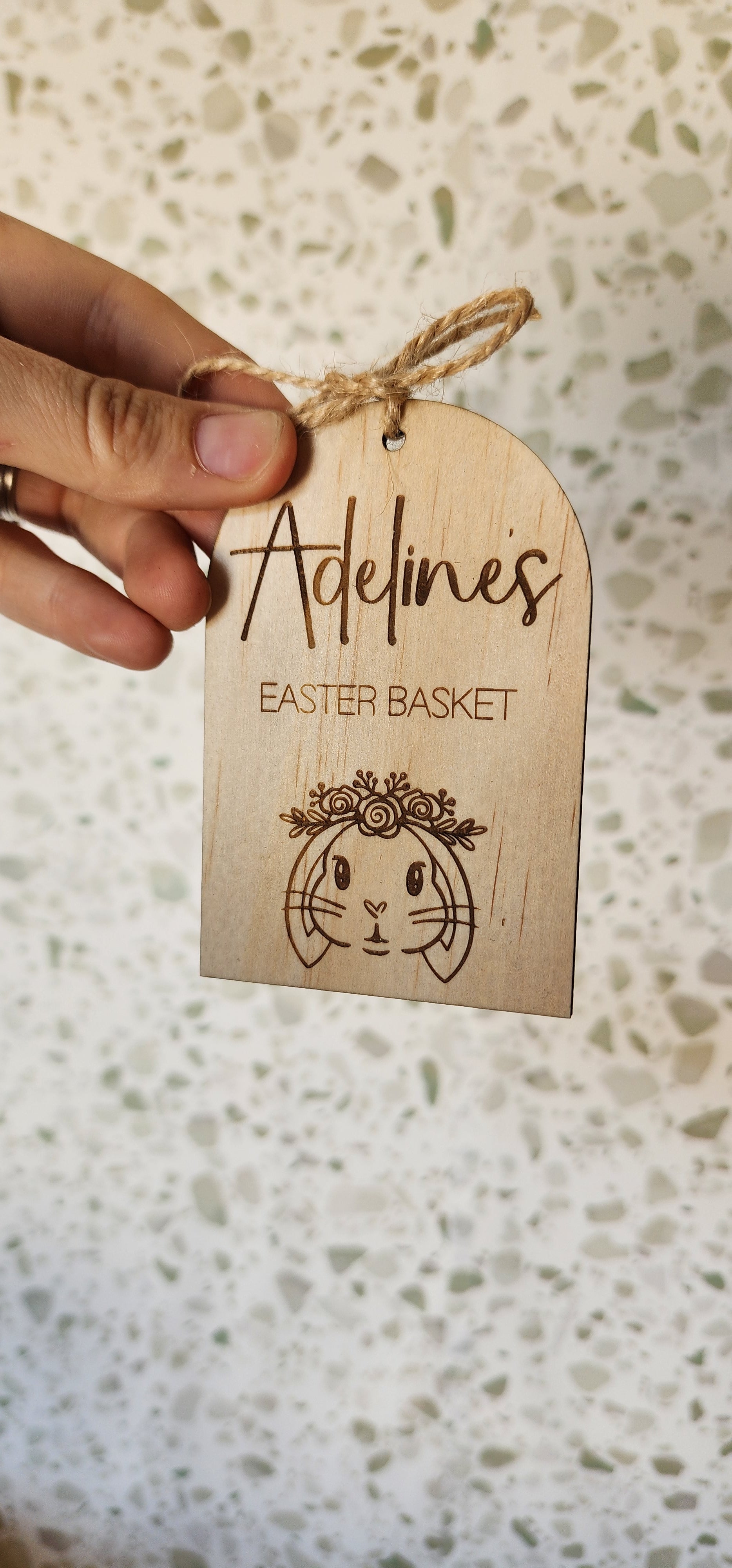 Adeline Flower crown bunny tag – Love, Abby