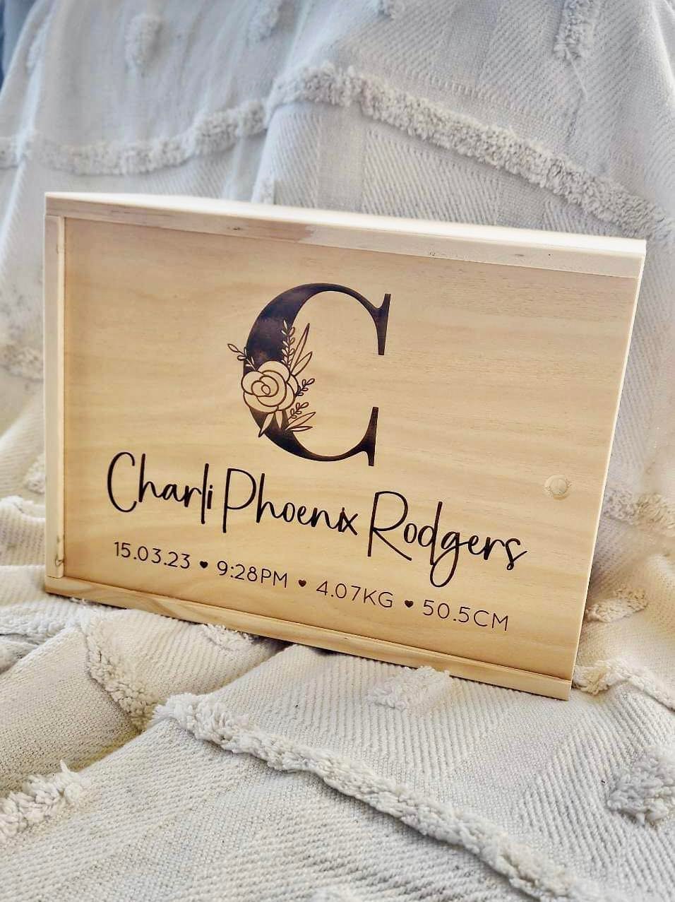 Floral Letter Keepsake Box – Love, Abby