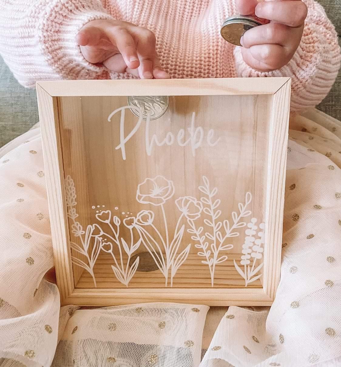 Timber Money Box – Love, Abby