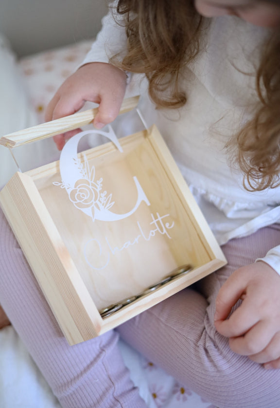 Timber Money Box – Love, Abby